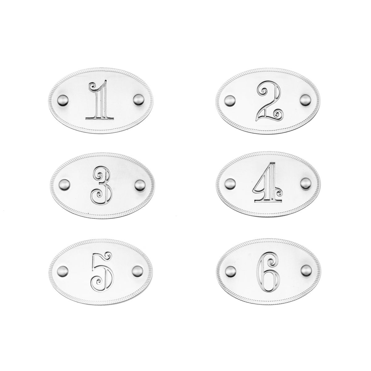 Drawer Numbers 1 to 6 – Sumner Street Home Hardware®
